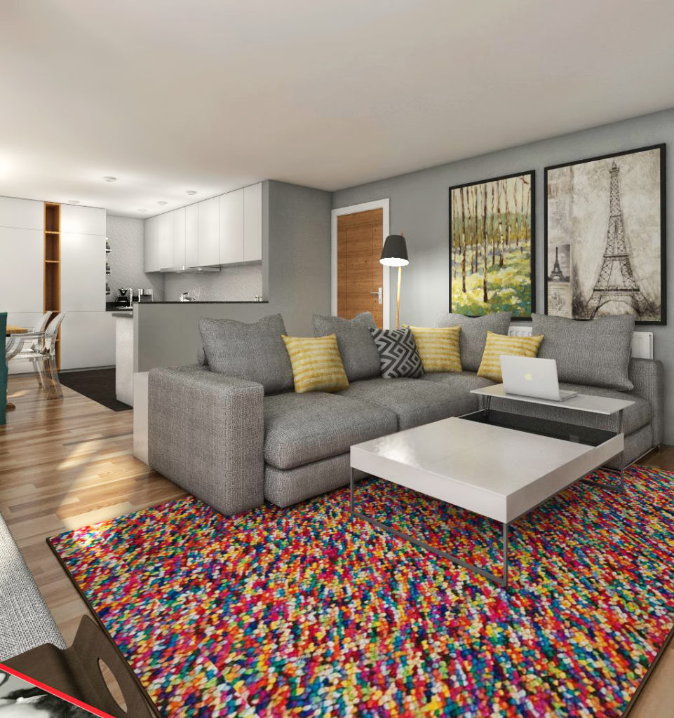 Relaxing open space apartment - Black Fox Interiors