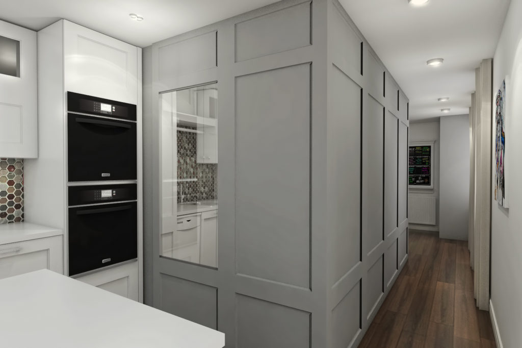 kitchen utility room paneling - Black Fox Interiors